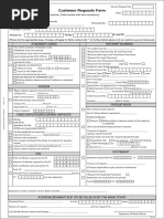 HDFC Bank Statement Form | PDF