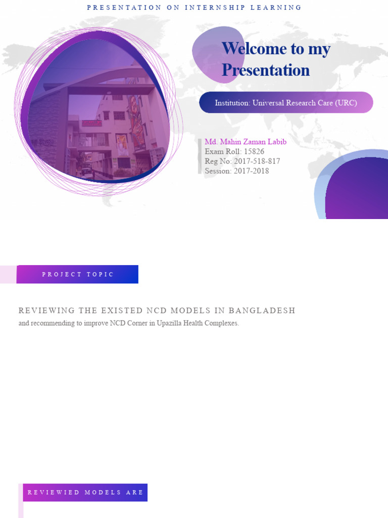 Internship Presentation Final | PDF | General Practitioner | Electronic Health Record