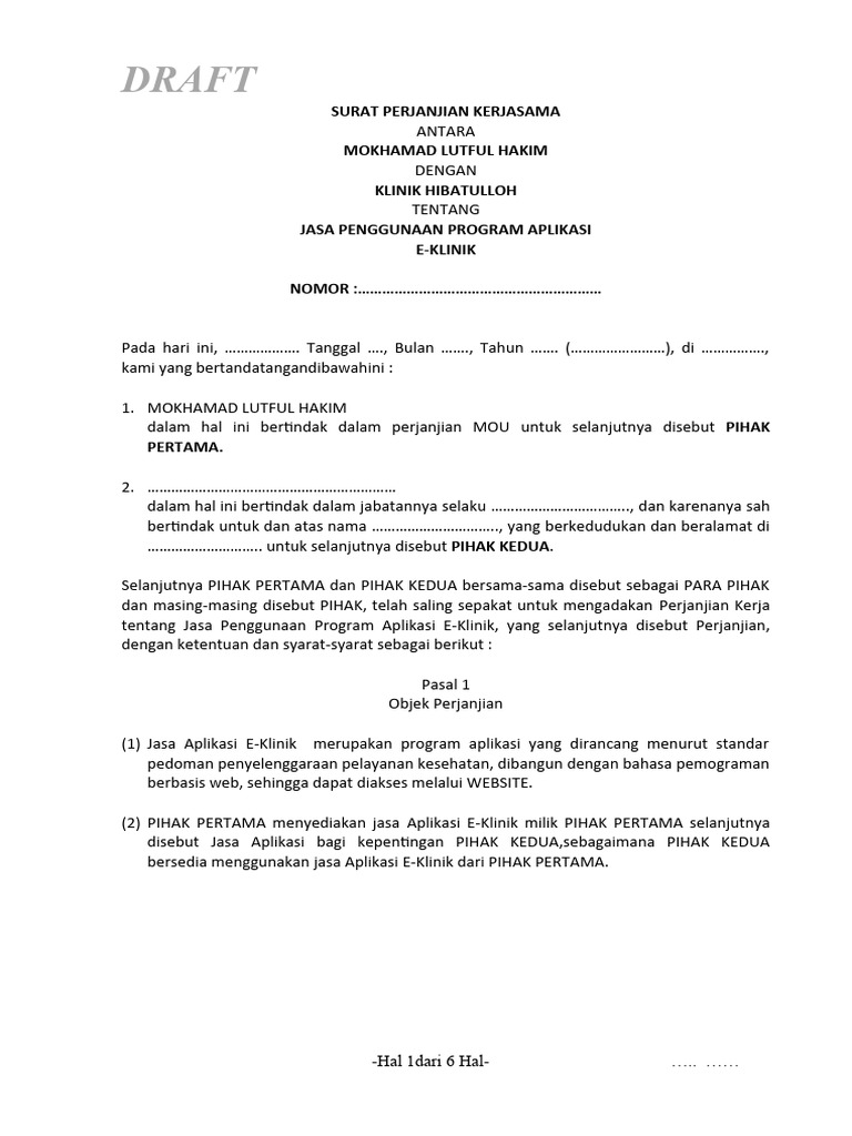 Draft MOU BEST | PDF