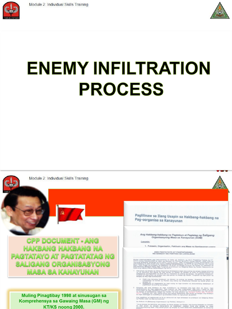Pp Module 2.11 Enemy Infiltration Process | PDF