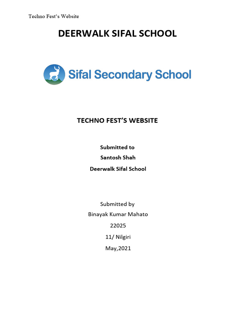Techno Fest Website Overview | PDF | Computers | Technology & Engineering