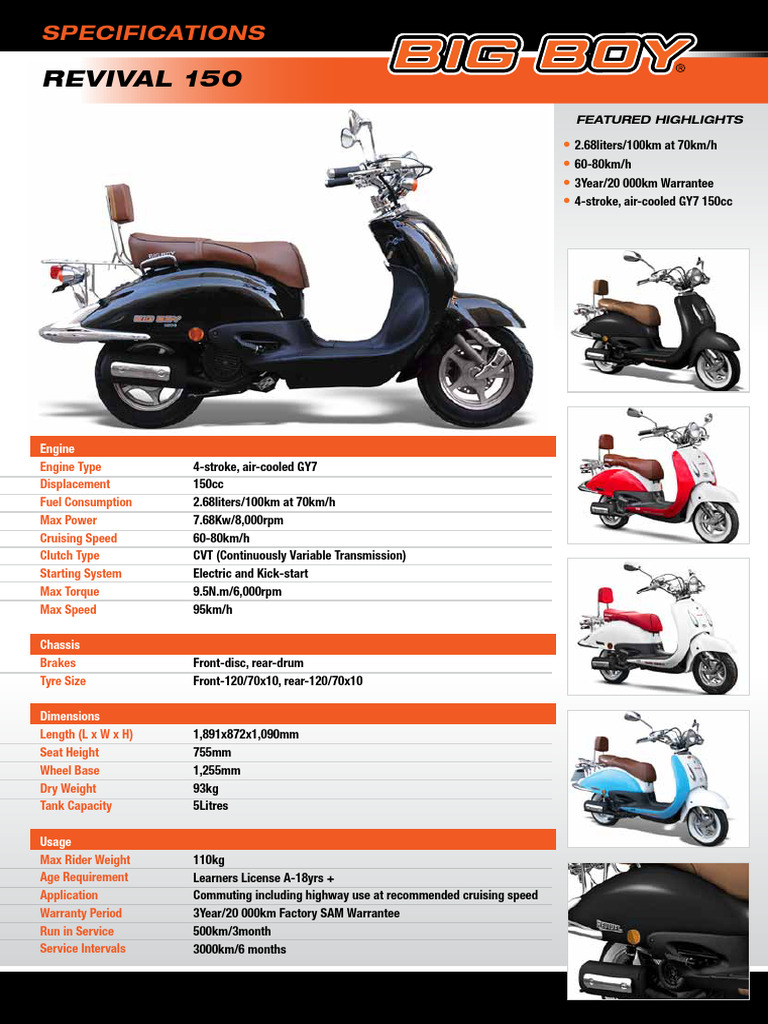 Big-Boy Scooter Revival150-1 | PDF