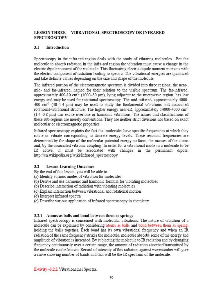 Principles of Spectroscopy | PDF | Infrared Spectroscopy | Spectroscopy