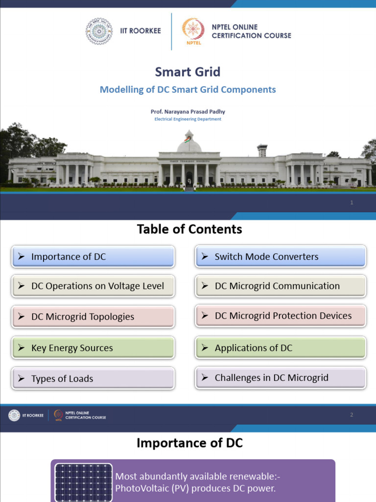 Lec 24 | PDF | Electrical Grid | Direct Current