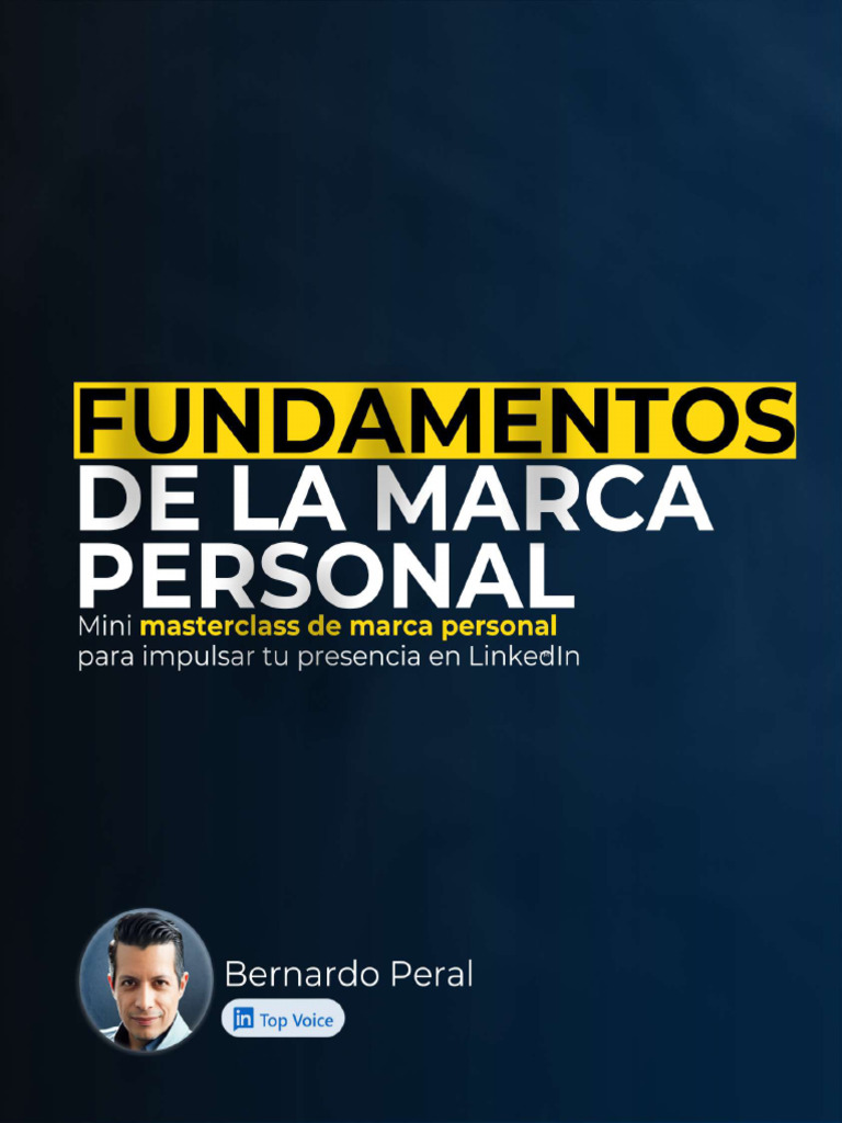 Mini Masterclass de Marca Personal en LinkedIn | PDF