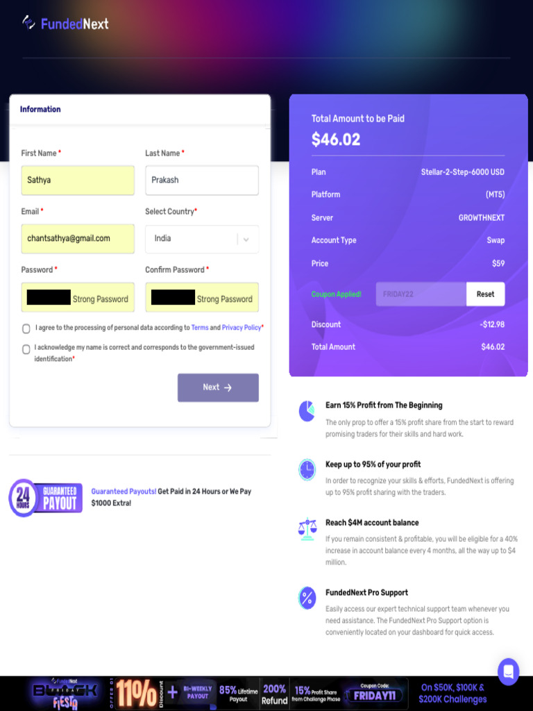 Funded Next | PDF | Password | Private Sector