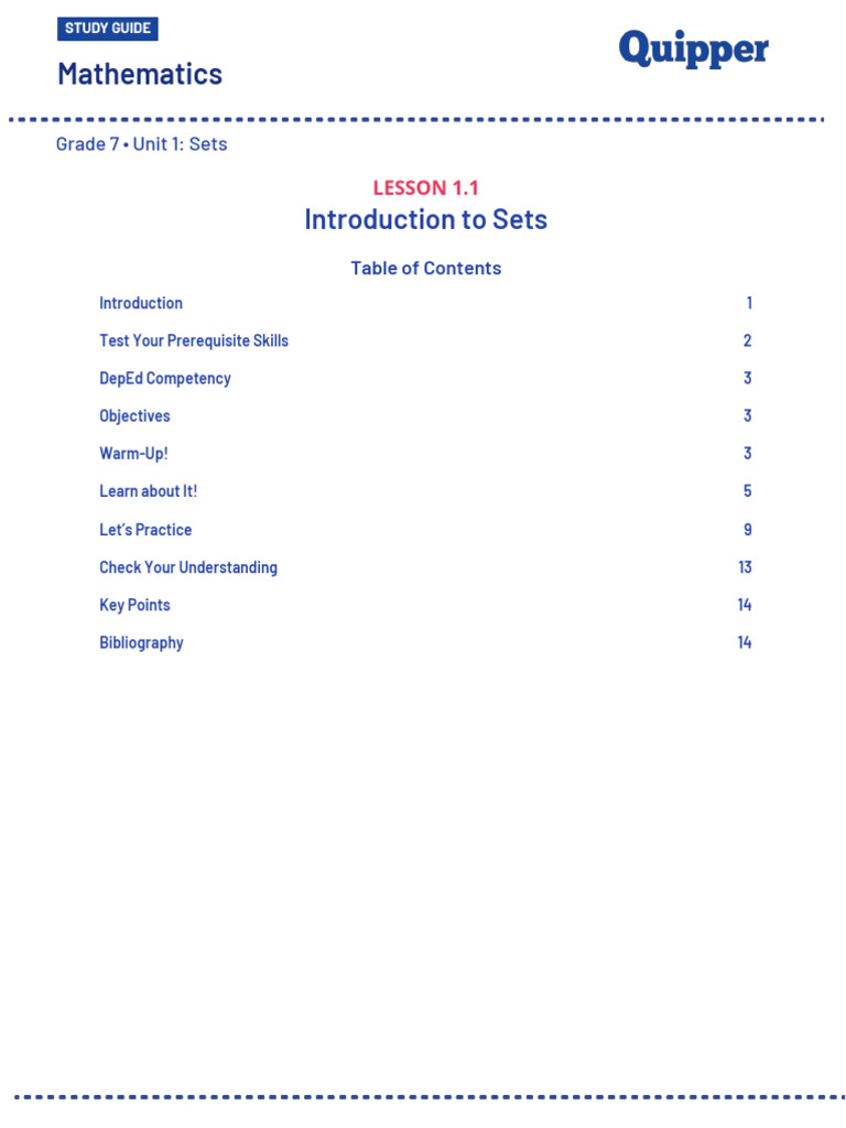 Quarter 1 - Learning Module 1 in Mathematics 7 | Download Free PDF ...