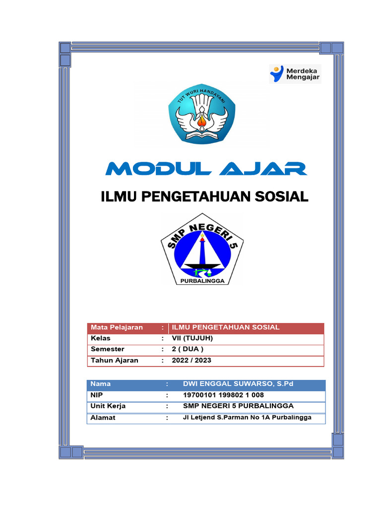 Cover Modul Ajar | PDF