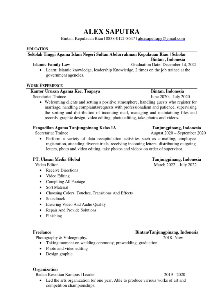 CV Ats | PDF | Editing | Computing