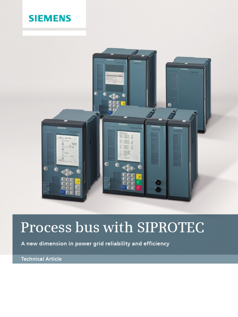 Process Bus Integration with SIPROTEC | PDF | Computing | Computer ...