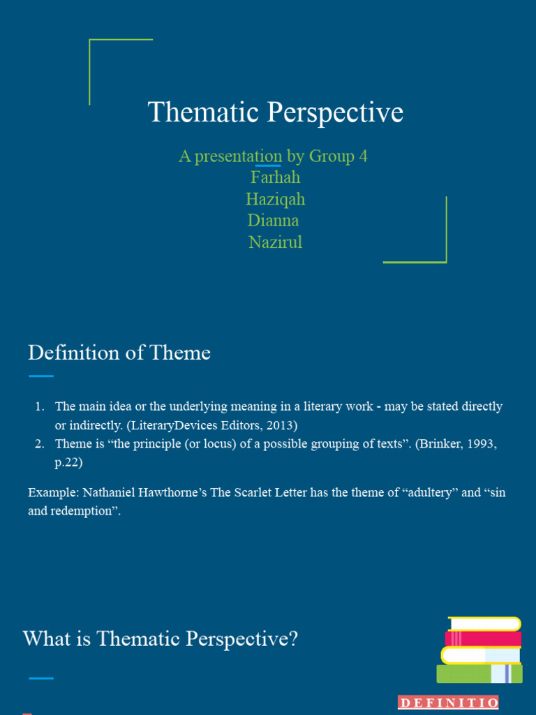 Thematic Perspective _) | PDF