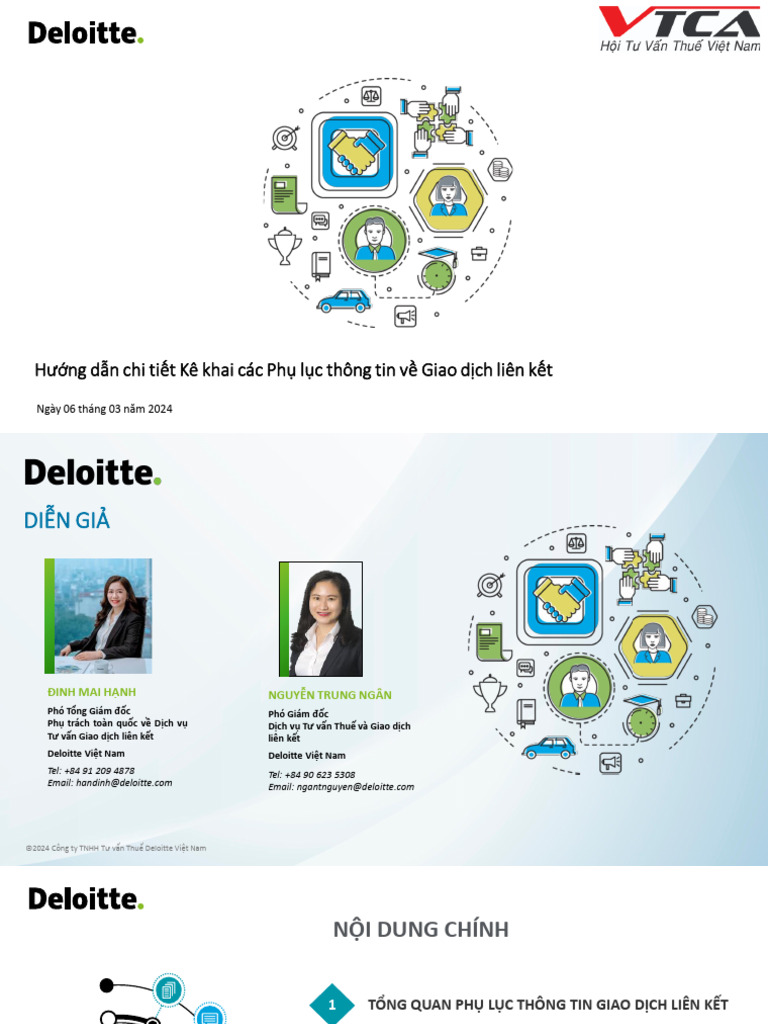 5. Deloitte-Tài Liệu Hướng Dẫn Kê Khai Phụ Lục Thông Tin GDLK - 06032024 - VN | PDF