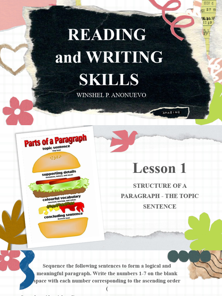 Reading and Writing M1 | PDF