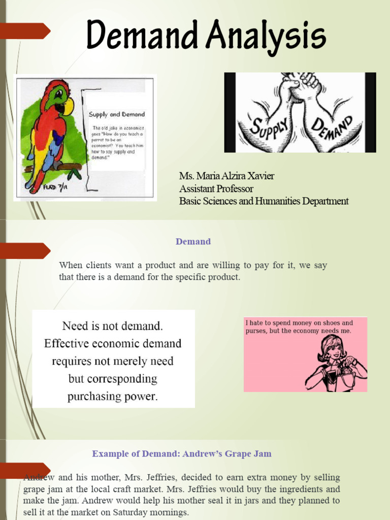 DEMAND ANALYSIS (Stundets) | PDF | Demand | Demand Curve