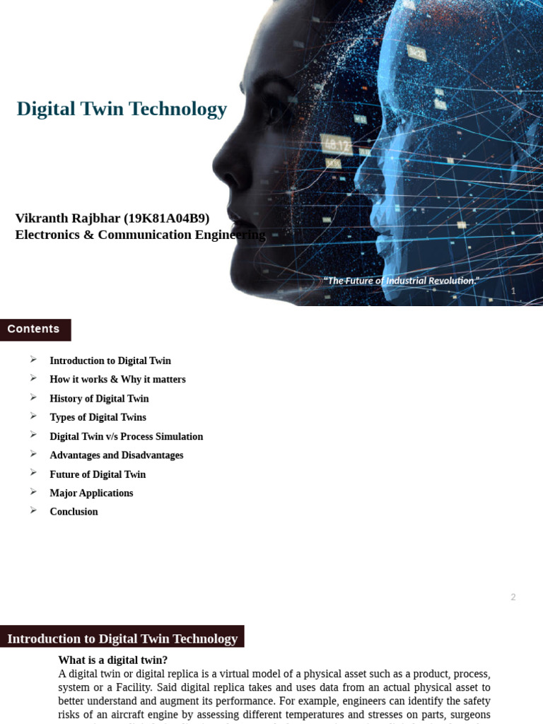 History and Impact of Digital Twin Tech | PDF | Simulation