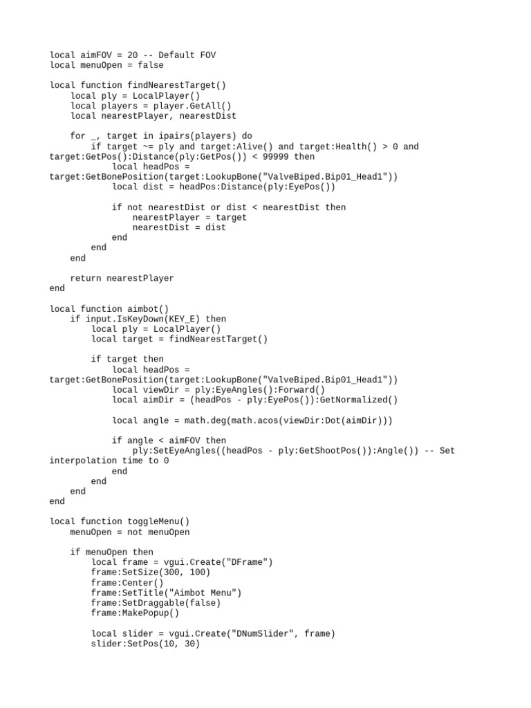 Aimbot | PDF | Computers | Teaching Methods & Materials