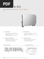 Inverter Sungrow 125Kw SG125CX-P2 - Datasheet | PDF | Alternating ...