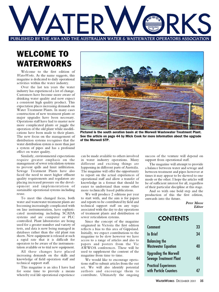 Waterworx 01 | PDF | Sewage Treatment | Area