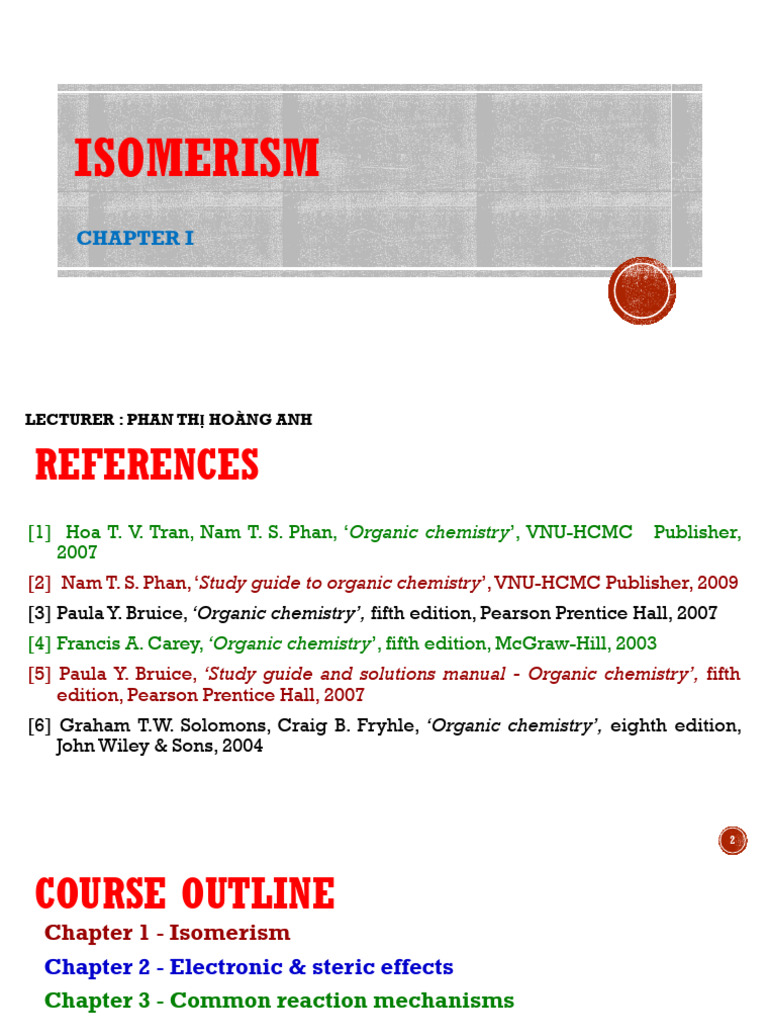 Chapter 1 - Isomerism-2023 | PDF