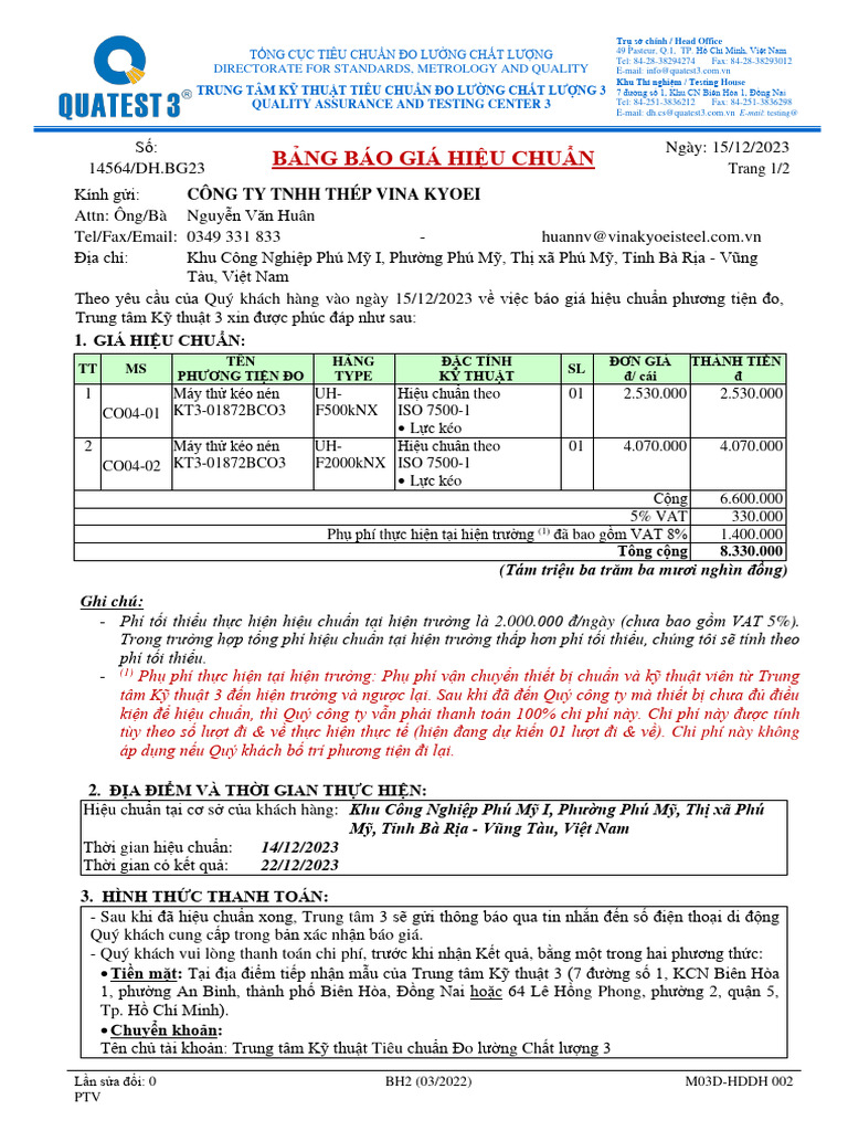 14564-l2 - Thep Vina Kyoei 1872bco3 | PDF