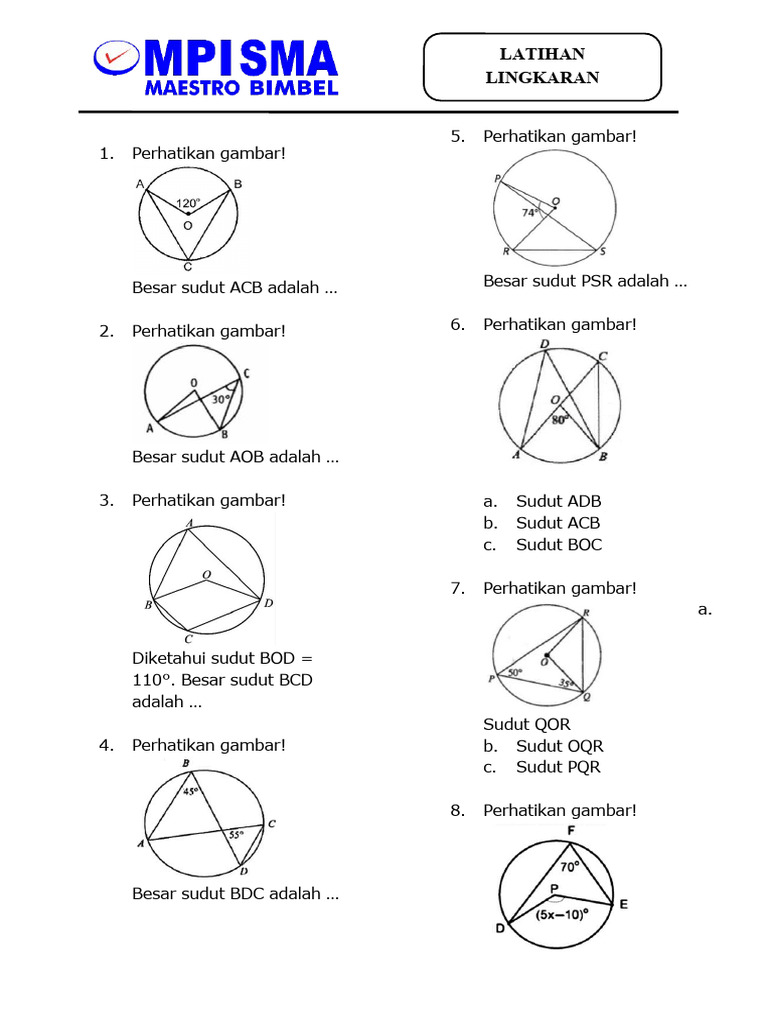 SOAL LATIHAN LINGKARAN MERDEKA | PDF