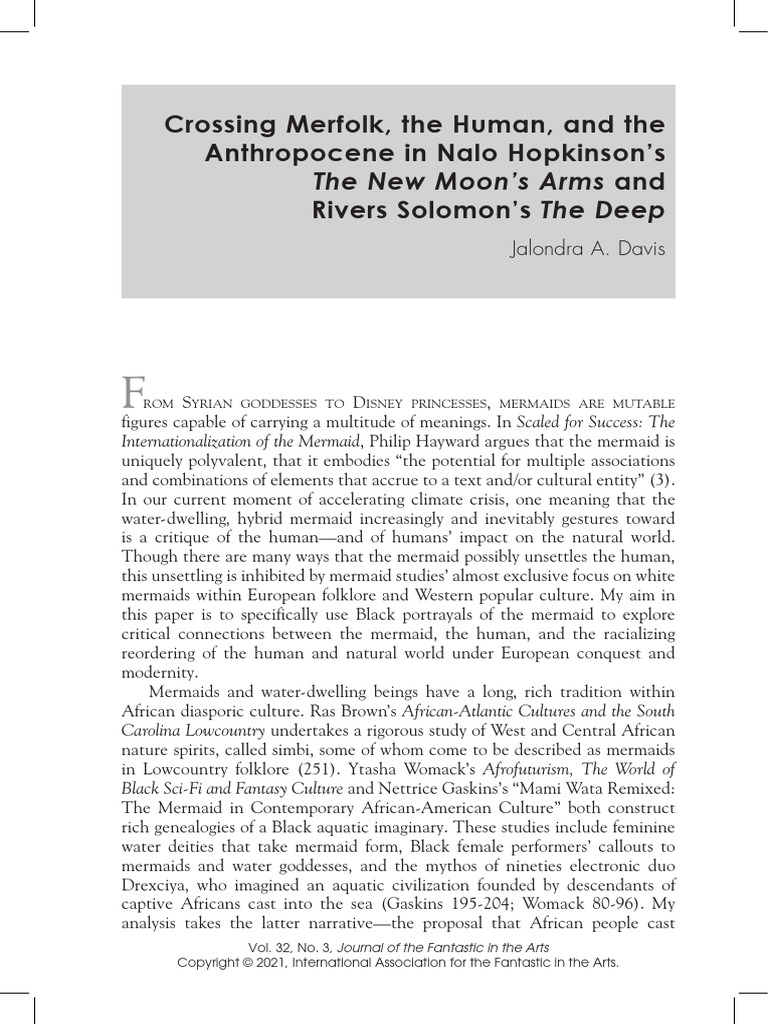 Crossing Merfolk, The Human, A | PDF | Mermaid | Disability