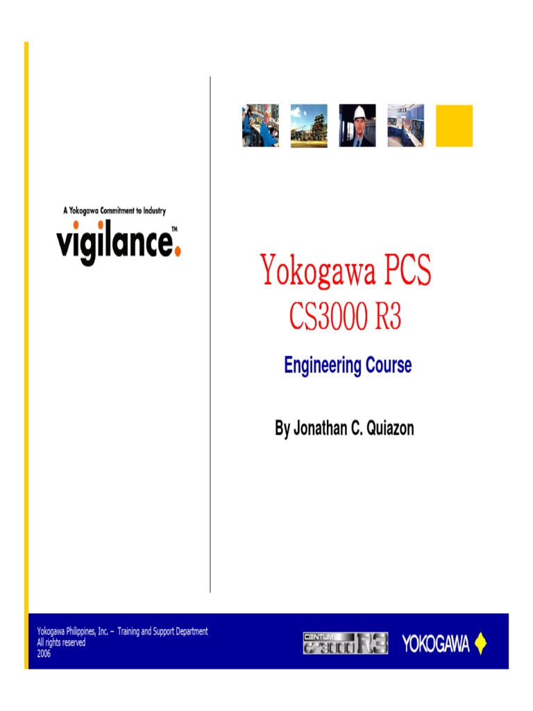 Yokogawa CS3000 R3 Engineering Course | PDF | Power Supply | Input/Output