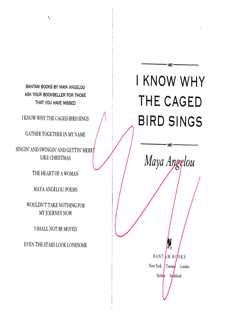 Maya Angelou - I Know Why the Caged Bird Sings | PDF