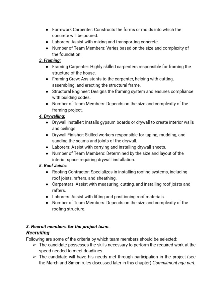 Recruiting Report | PDF | Drywall | Building