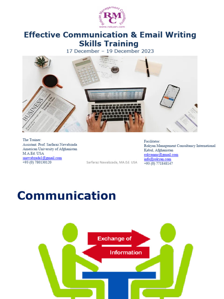 Effective Communication Training | PDF | Communication | Nonverbal ...