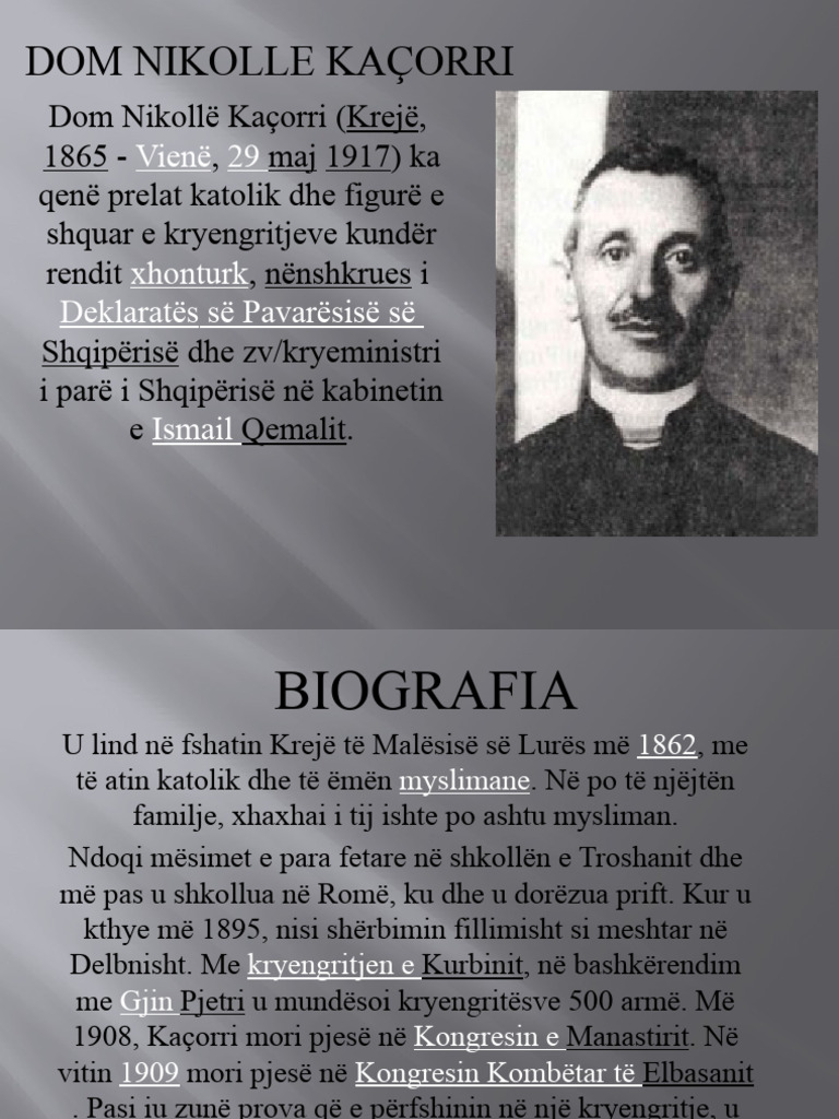 Dom Nikolle Kaçorri | PDF