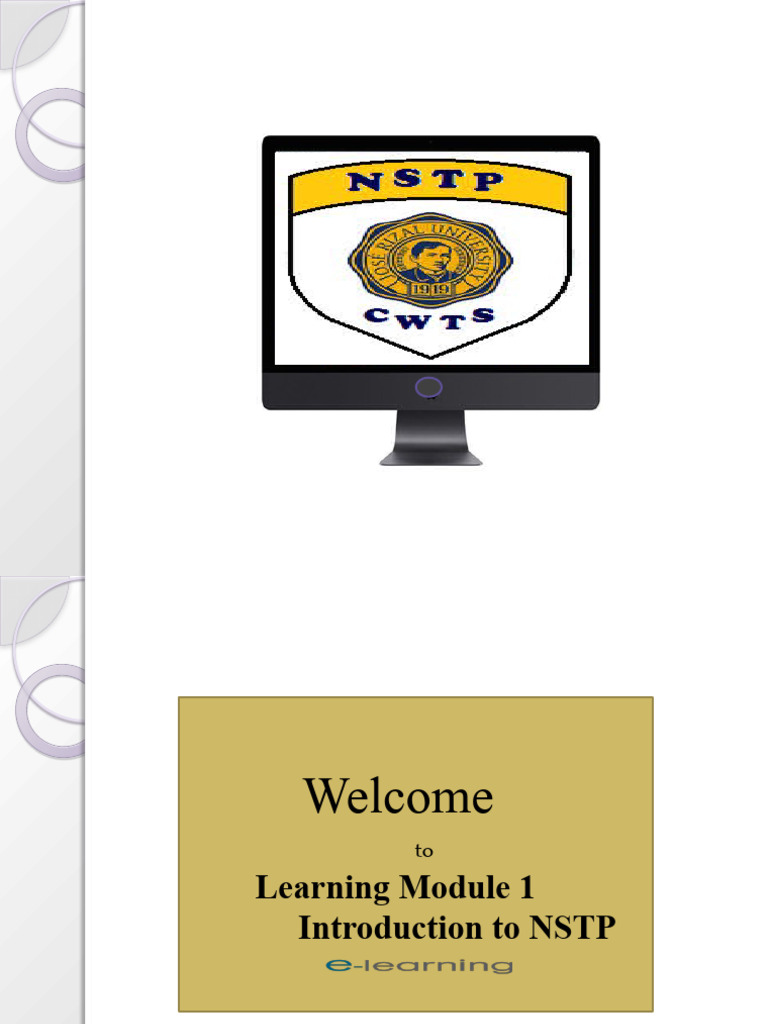 NSTP Module 1 Introduction To NSTP1-3 | PDF
