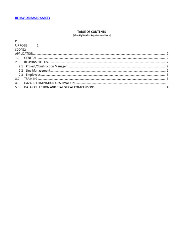 ABG-HSE-MS.0012 [Behavior Based Safety] | PDF | Hazards | Safety