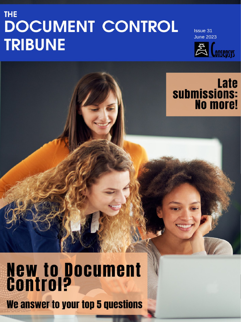 The Document Control Tribune Issue31 Consepsys | PDF | Records Management | Information