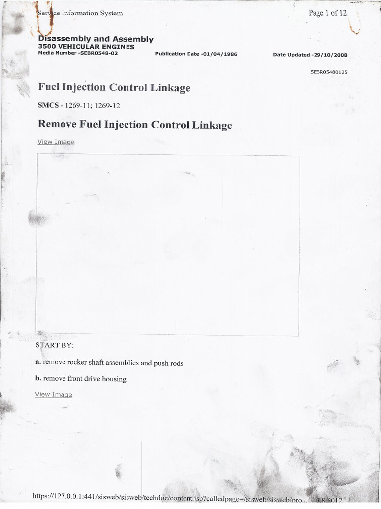 Fuel Injection Control Linkage | PDF