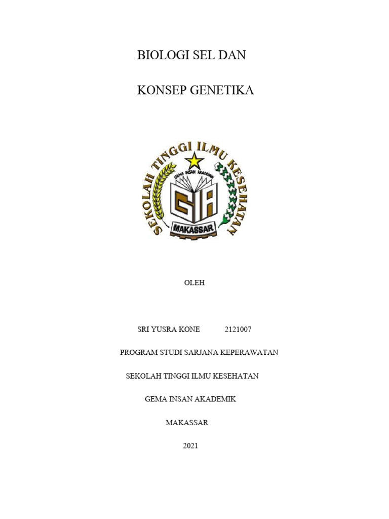 TGS 1 Biologi Sel Dan Konsep Genetika | PDF