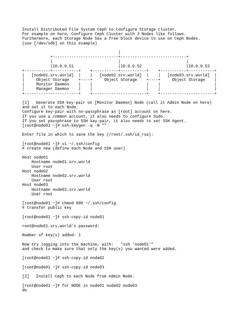 Ceph Deploy | PDF | Public Key Certificate | Computing