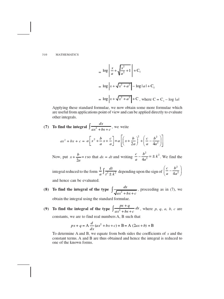 25 - PDFsam - 01 رياضيات 1-ب | PDF | Integral | Quadratic Equation