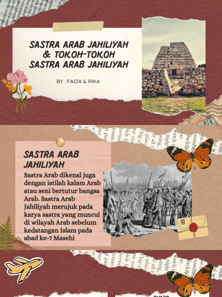 Sastra Arab Jahiliyah & Tokoh-Tokoh | PDF