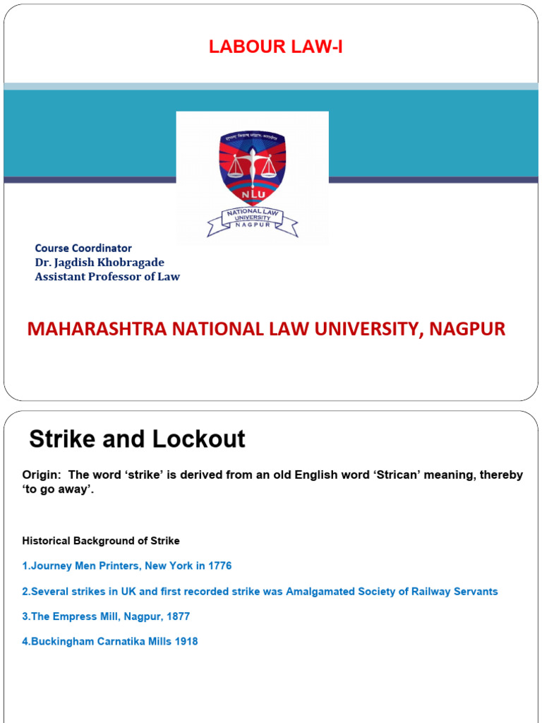 Understanding Strikes in Labour Law | PDF | Finance & Money Management ...