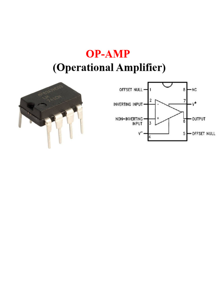 OP-AMP Applications and Characteristics MCQ | PDF | Operational ...