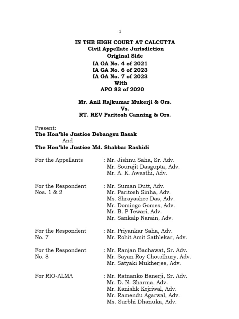 APO 83 of 2020 | PDF | Lawsuit | Appeal