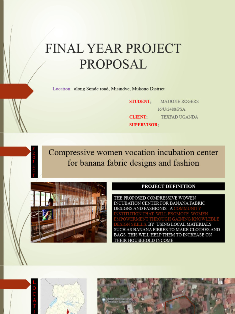 Women's Banana Fabric Incubation Center | PDF | Textiles | Economies