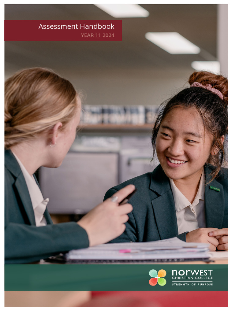 Year 11 Assessment Handbook 2024 | PDF | Educational Assessment ...
