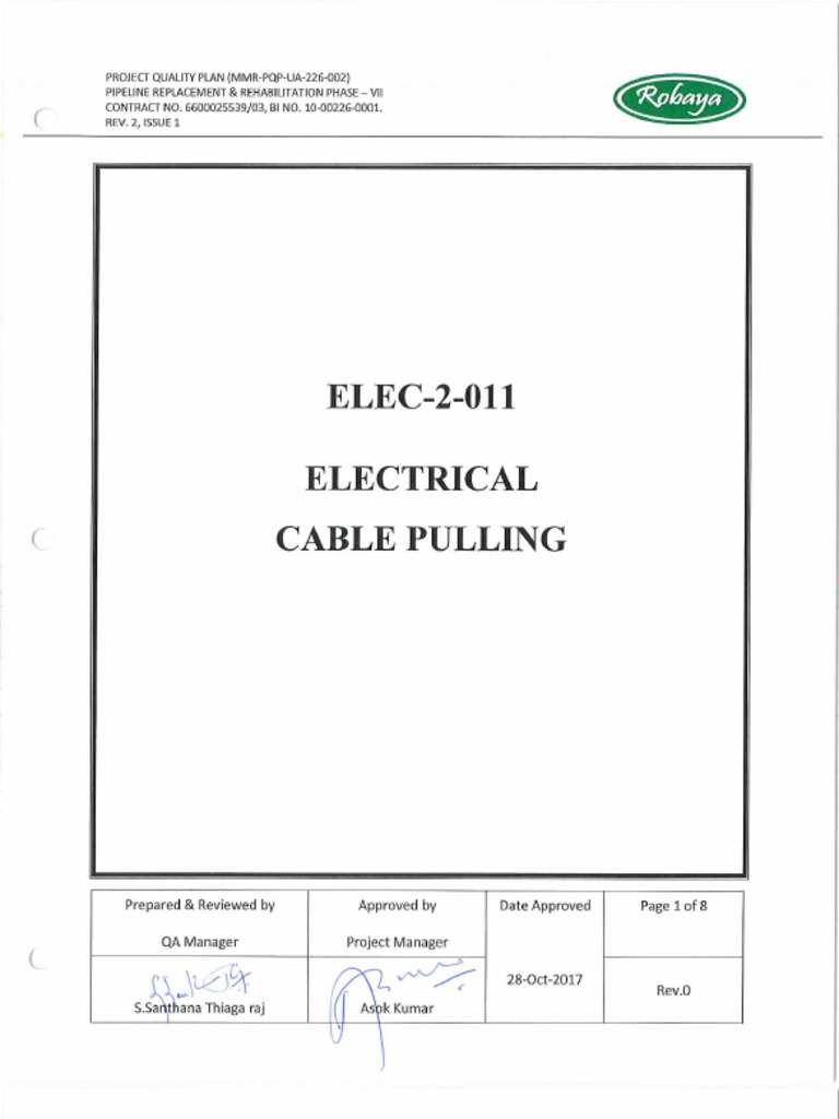 35) 10 6 Cable Pulling | PDF