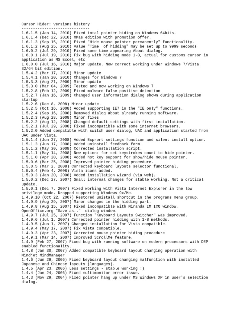 Whatsnew | PDF | Microsoft Windows | Computer Keyboard