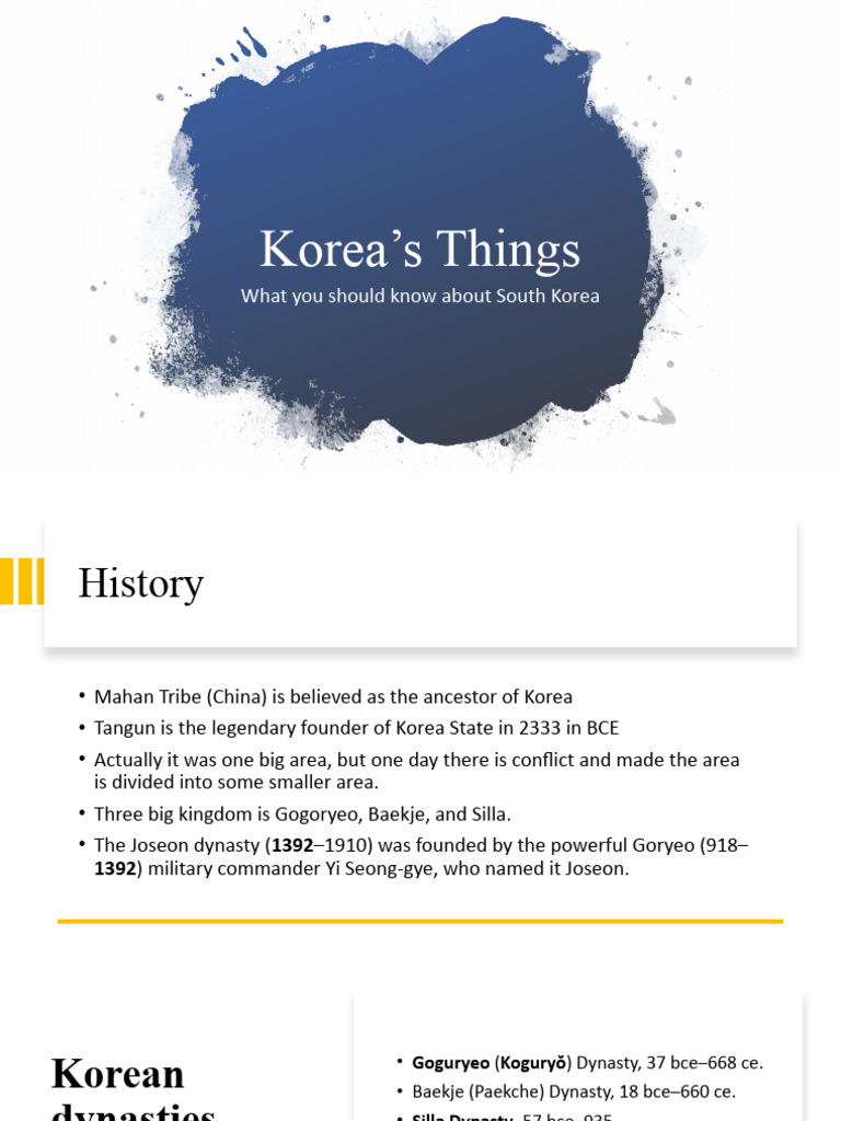 CCU Korean History and Culture | PDF | History