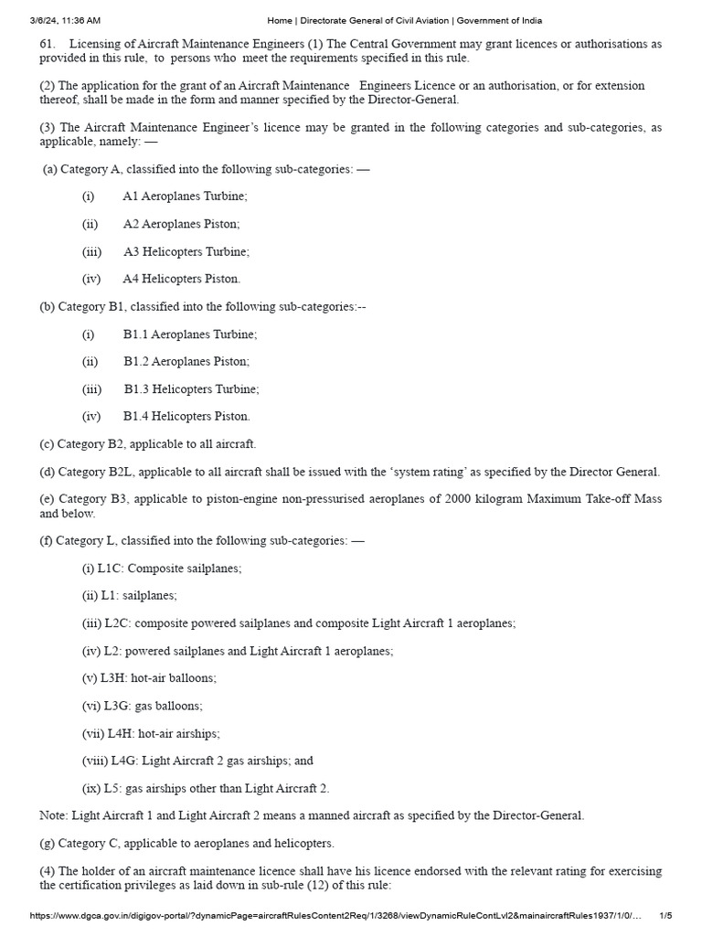 Ame License Categories | Download Free PDF | Vehicles | Aeronautics