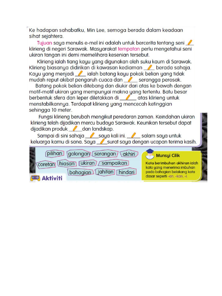 Bahan BM THN 4 Jumaat | PDF