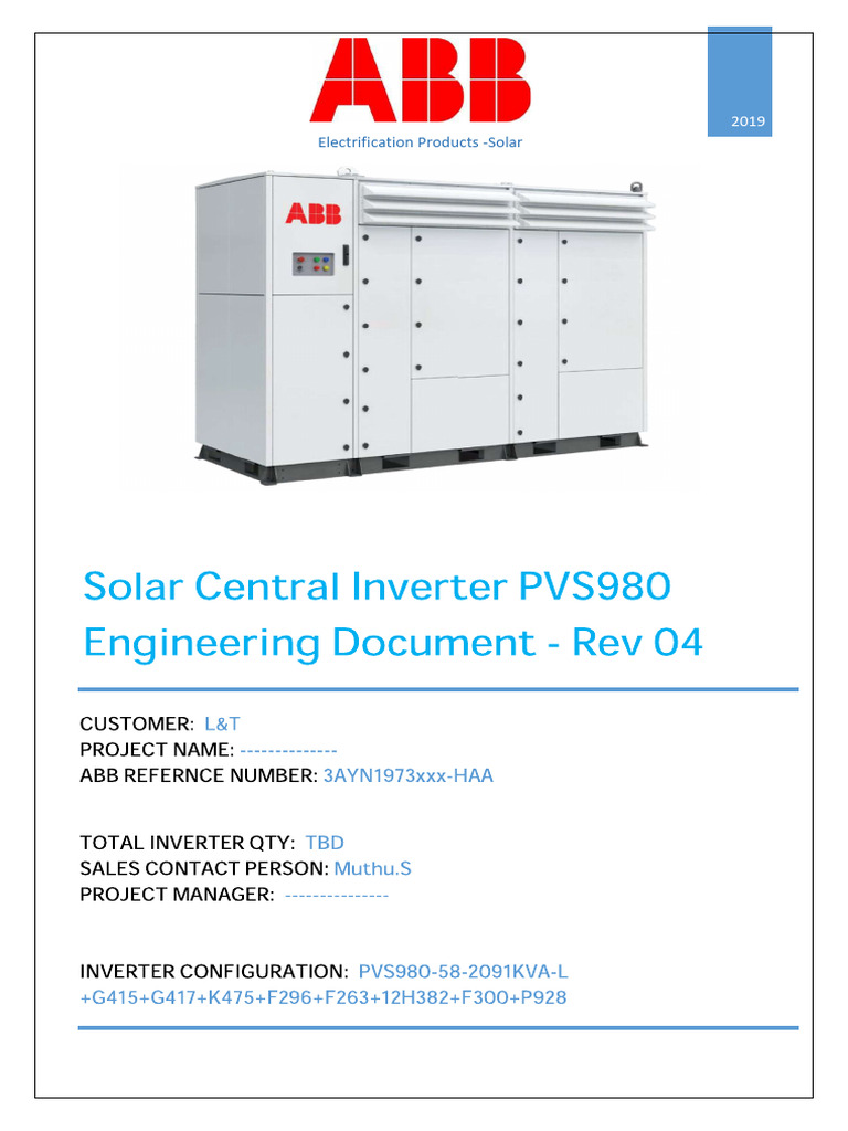 Inverter Datasheet | PDF | Power Inverter | Electronics